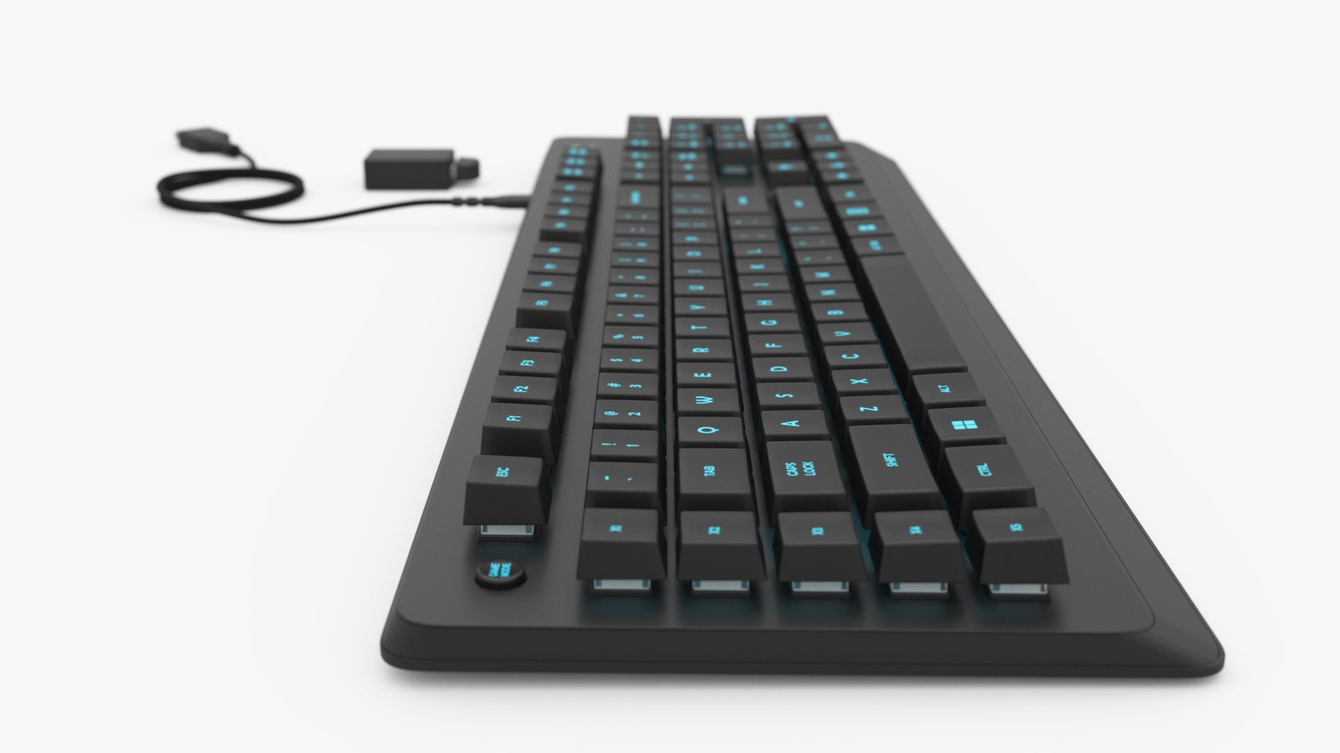 Gaming Keyboard Model - TurboSquid 2140057