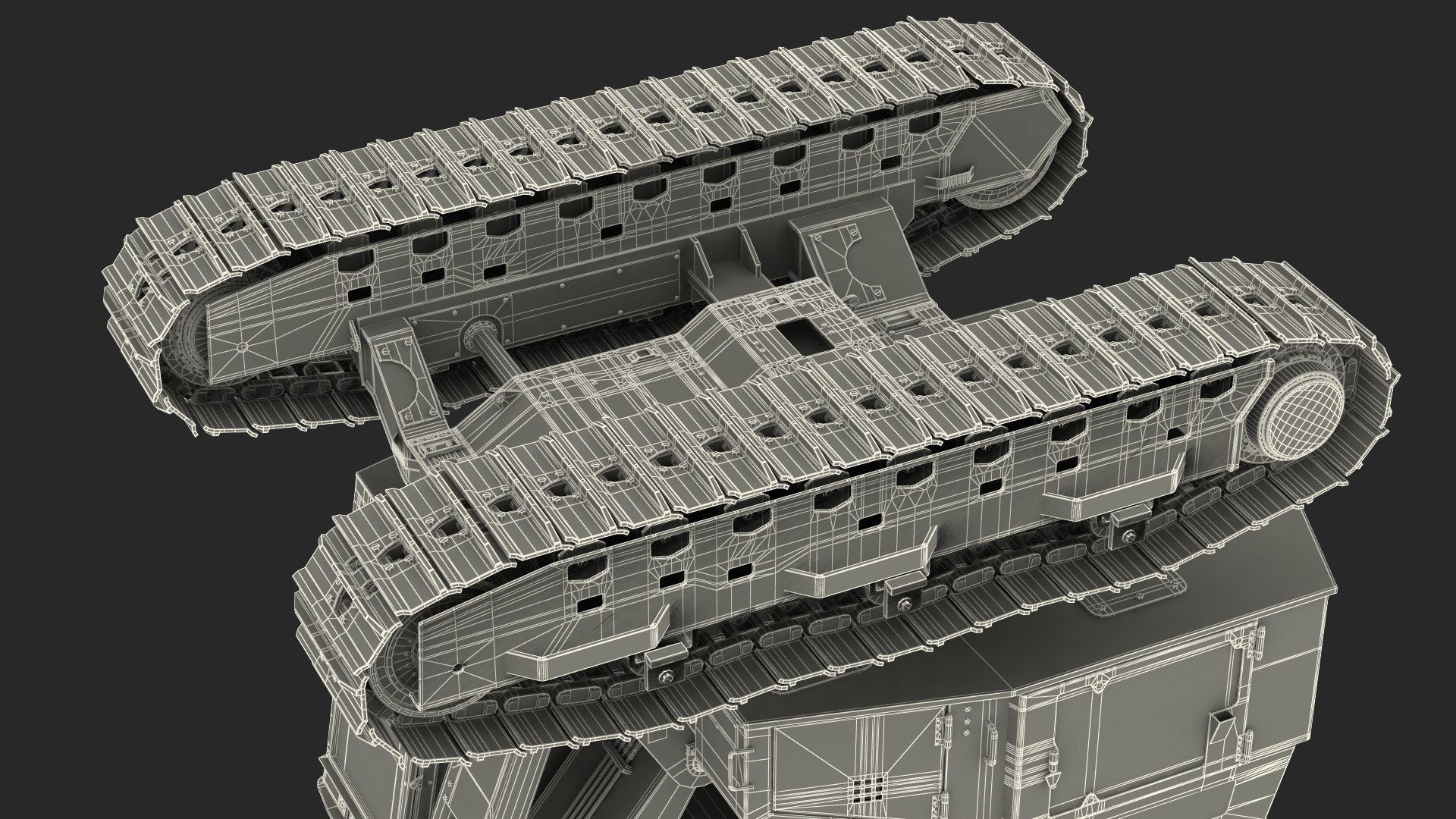 3D Tigercat 855d Tracked Feller - TurboSquid 1488358