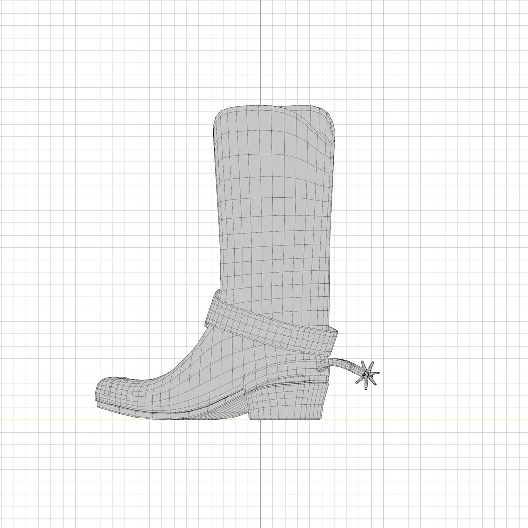 Dark Brown Cowboy Boots 3D - TurboSquid 2270984
