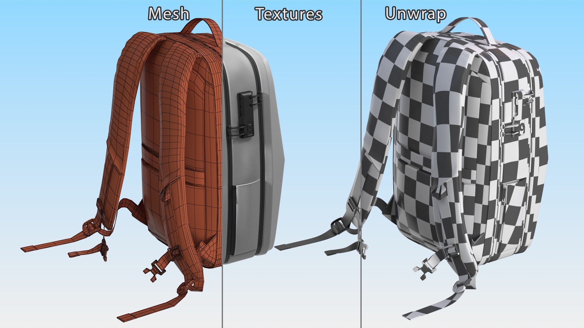 Gaming Laptop Hard Shell Backpack Grey 3D model - TurboSquid 2137526