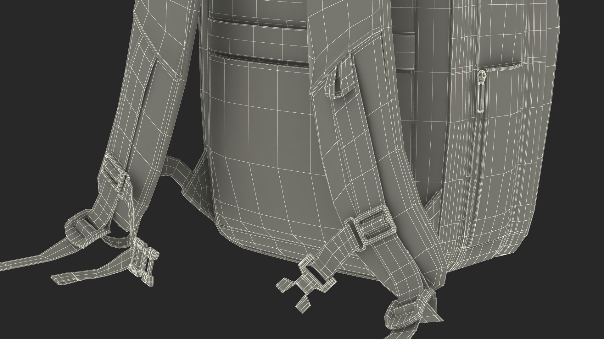 Gaming Laptop Hard Shell Backpack Grey 3D model - TurboSquid 2137526