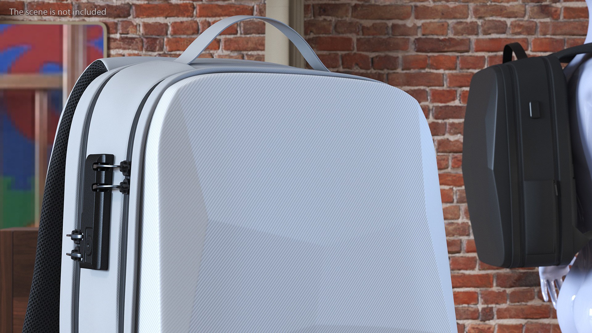 Gaming Laptop Hard Shell Backpack Grey 3D model - TurboSquid 2137526