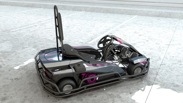 modelo 3d Petrol Powered Kart with Roll Bar Rigged - TurboSquid 1884948