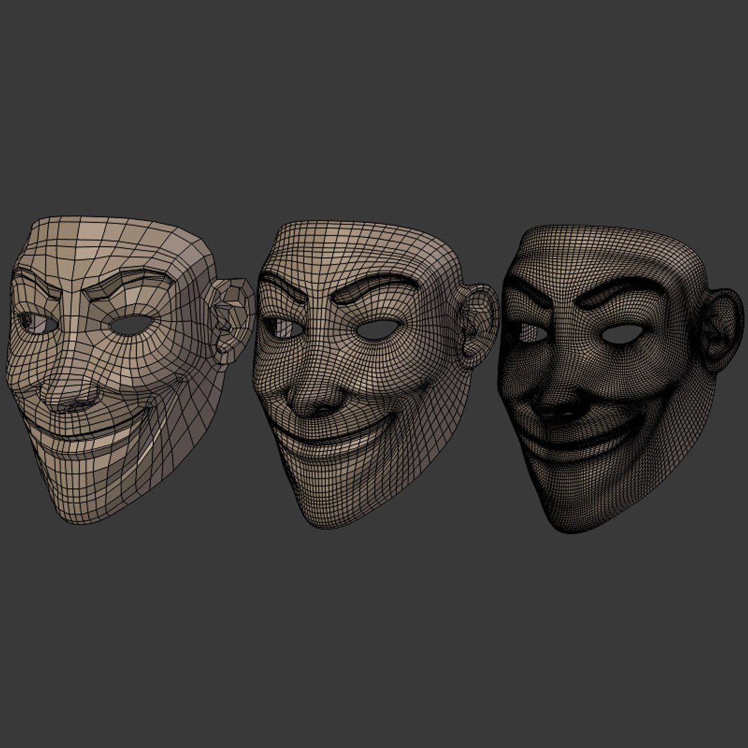 mask fashion 3d model