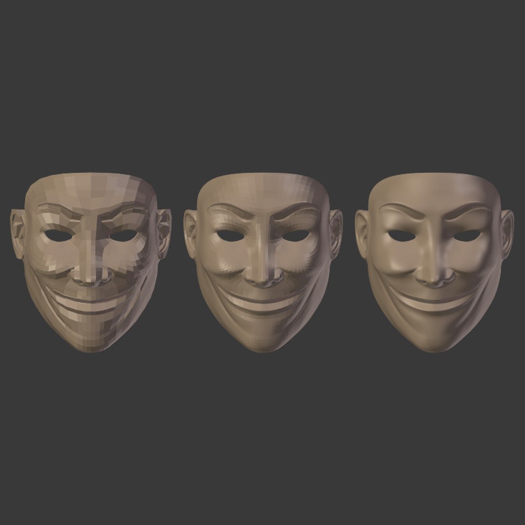 mask fashion 3d model