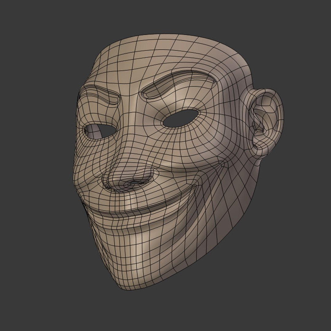 mask fashion 3d model