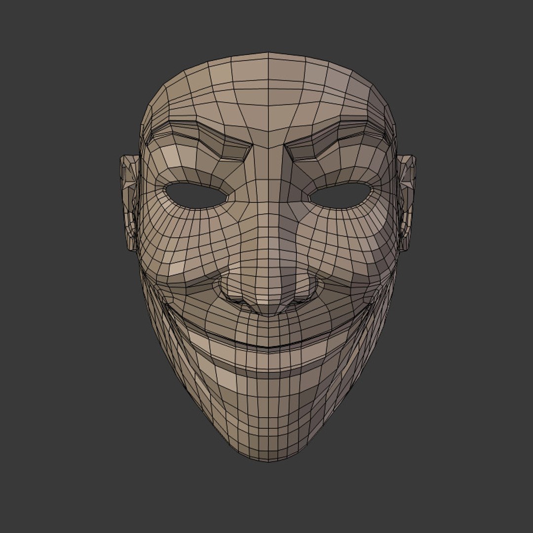 mask fashion 3d model