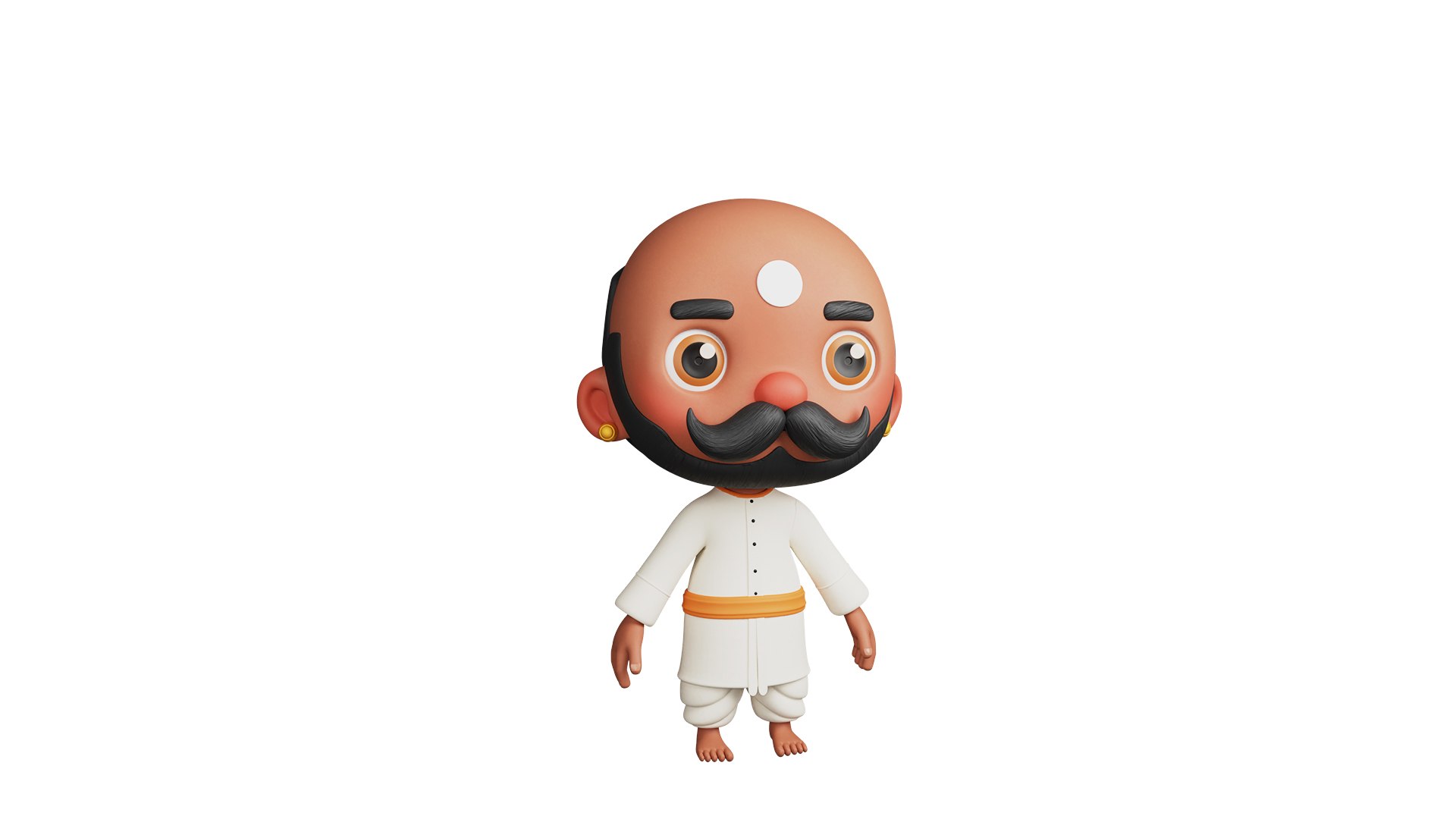 Sardar Ji Cartoon Character 3d Model 3D Model - TurboSquid 2230499