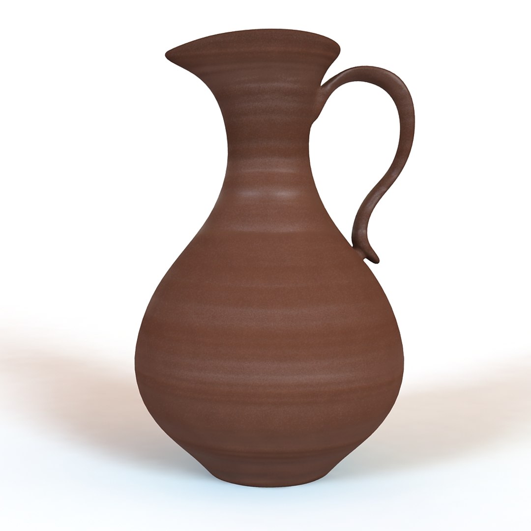 Clay Jug 3d Model