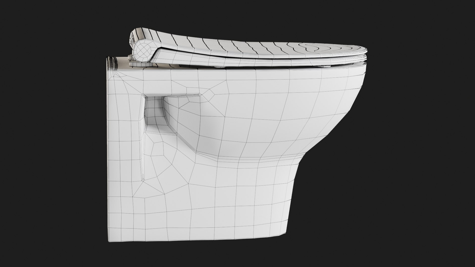 3D realistic toilet 1 - TurboSquid 1594306