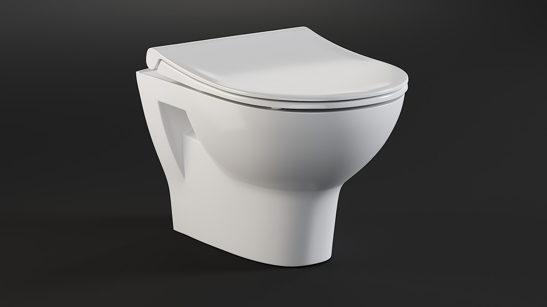 3D realistic toilet 1 - TurboSquid 1594306