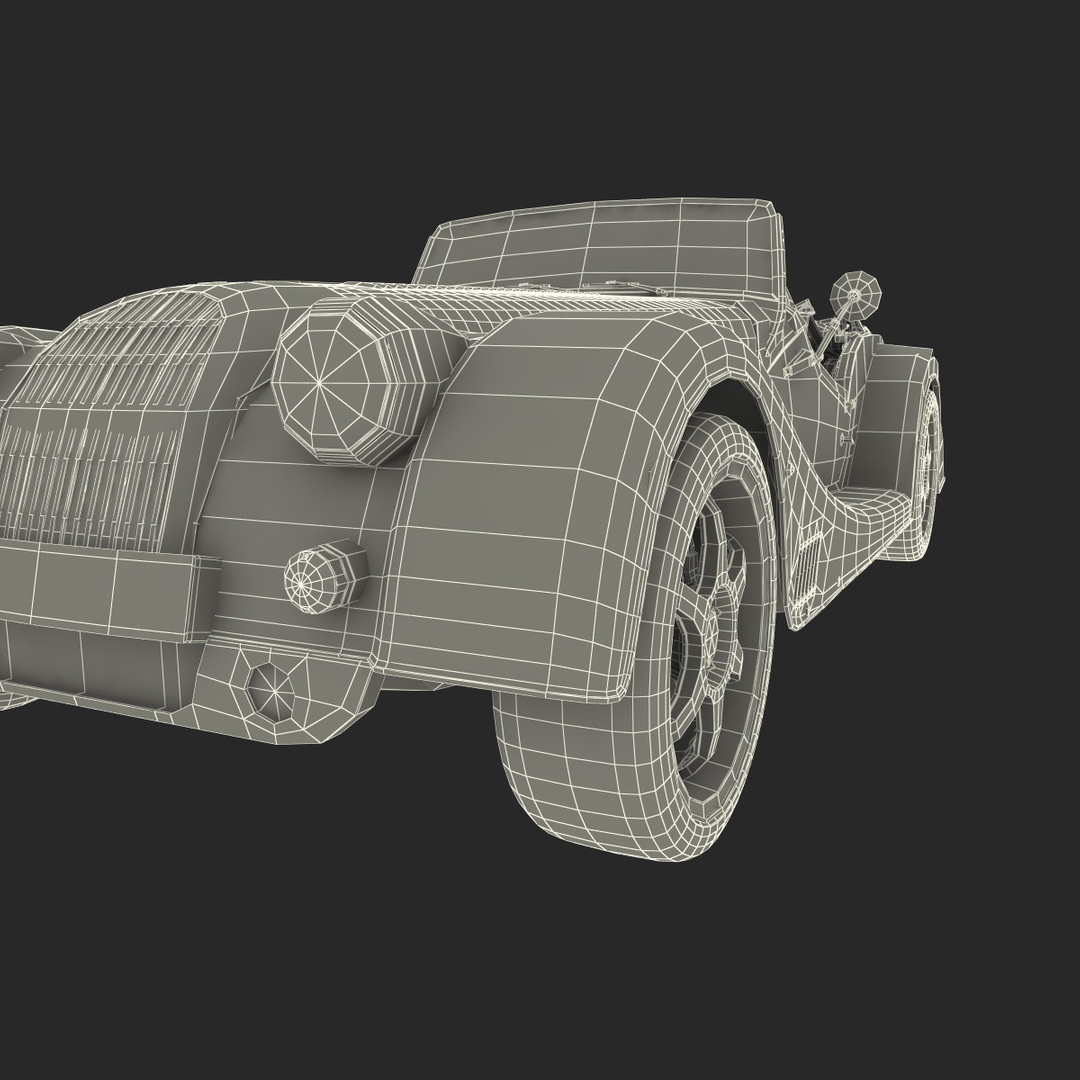 2013 morgan 8 sports car obj