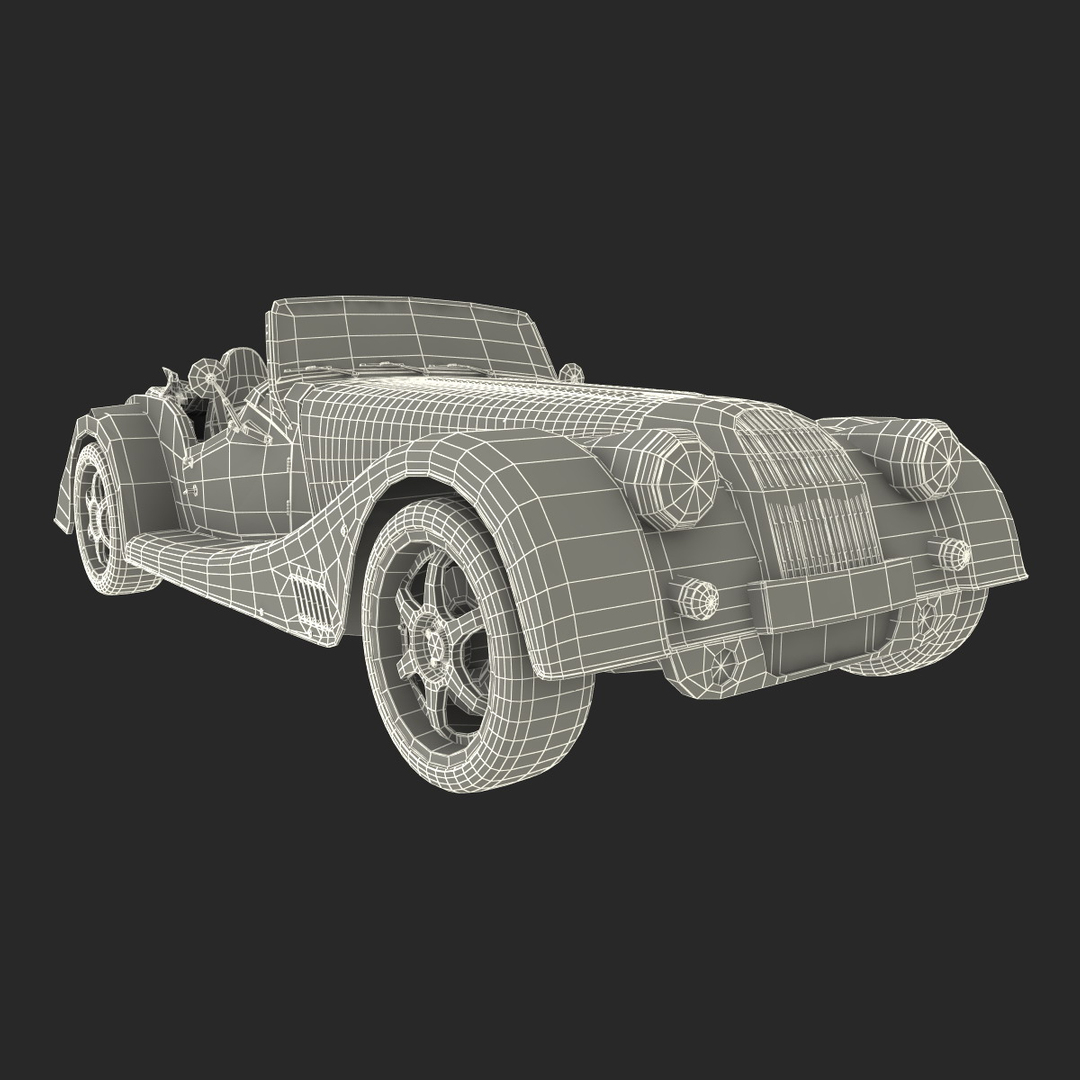 2013 morgan 8 sports car obj