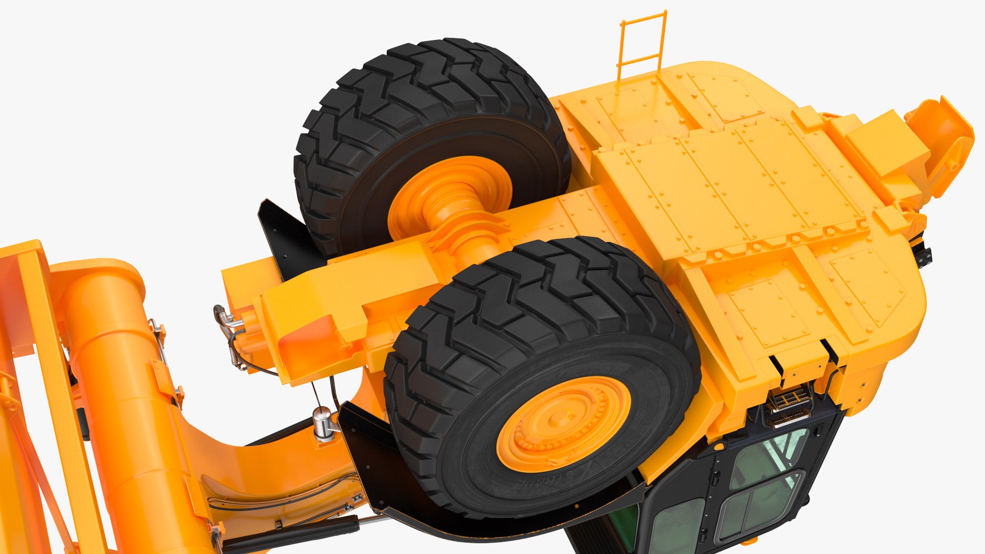 Wheeled Tractor Scraper 3D model - TurboSquid 1924330