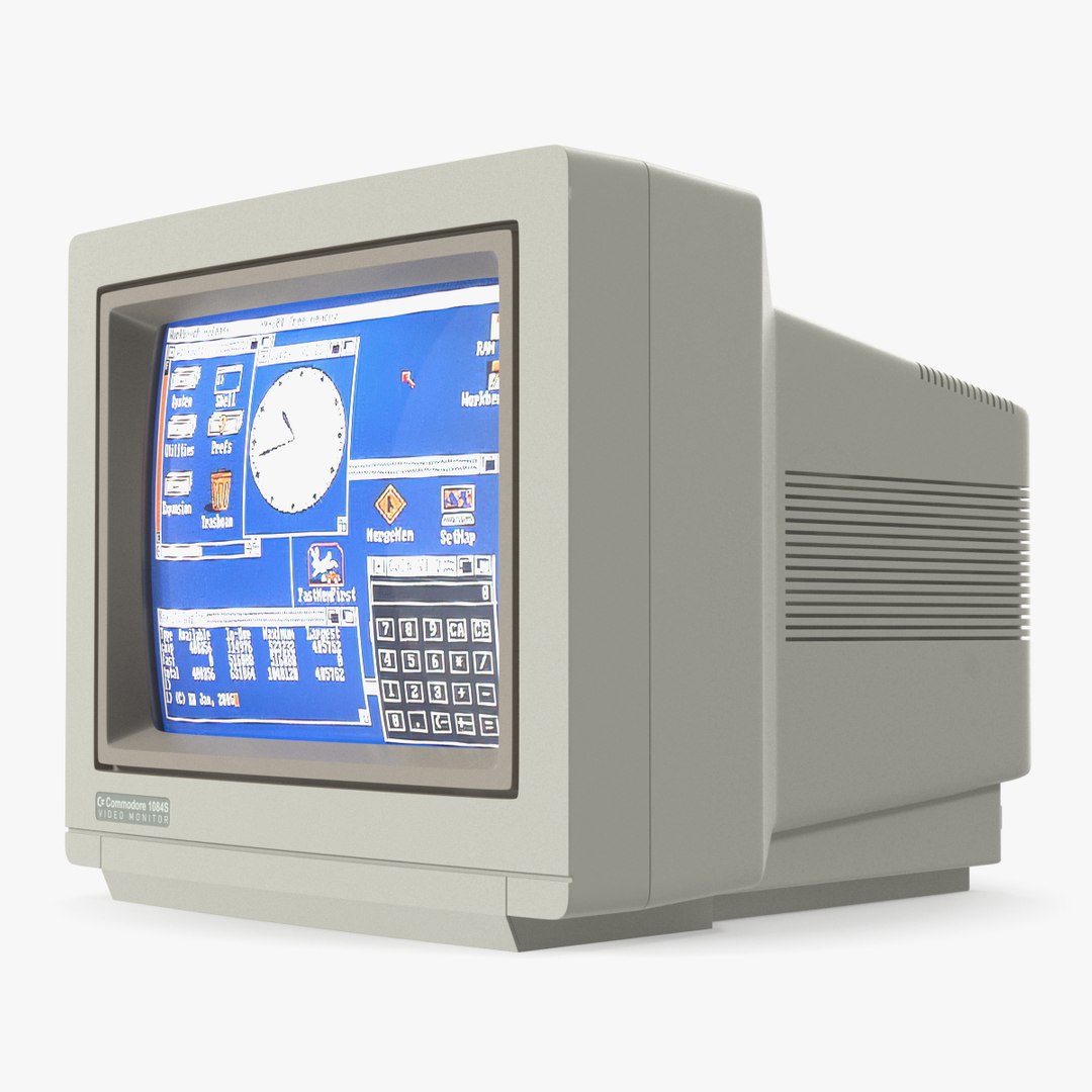 Vintage Commodore Monitor 3D model - TurboSquid 2061468