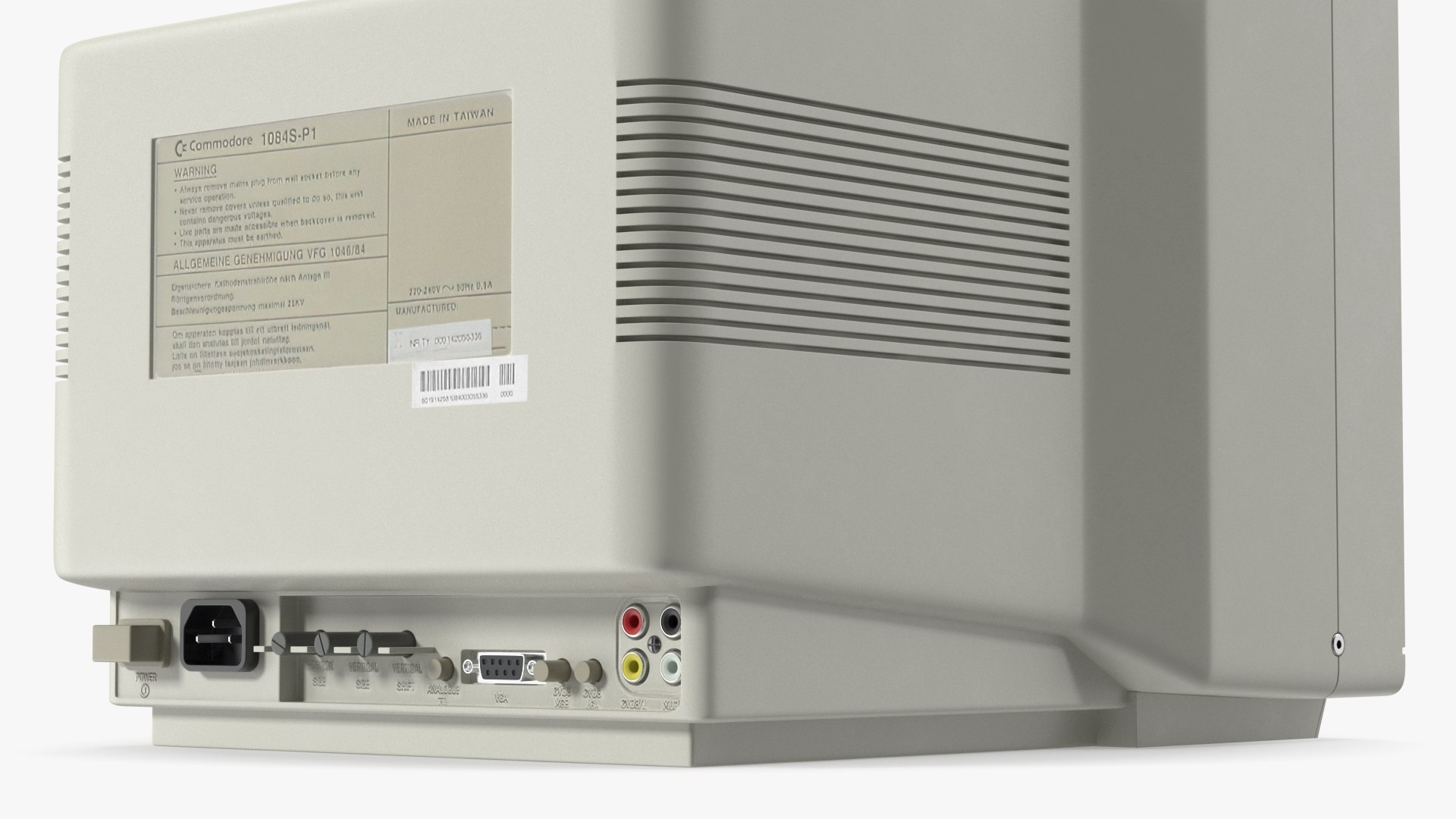 Vintage Commodore Monitor 3D model - TurboSquid 2061468