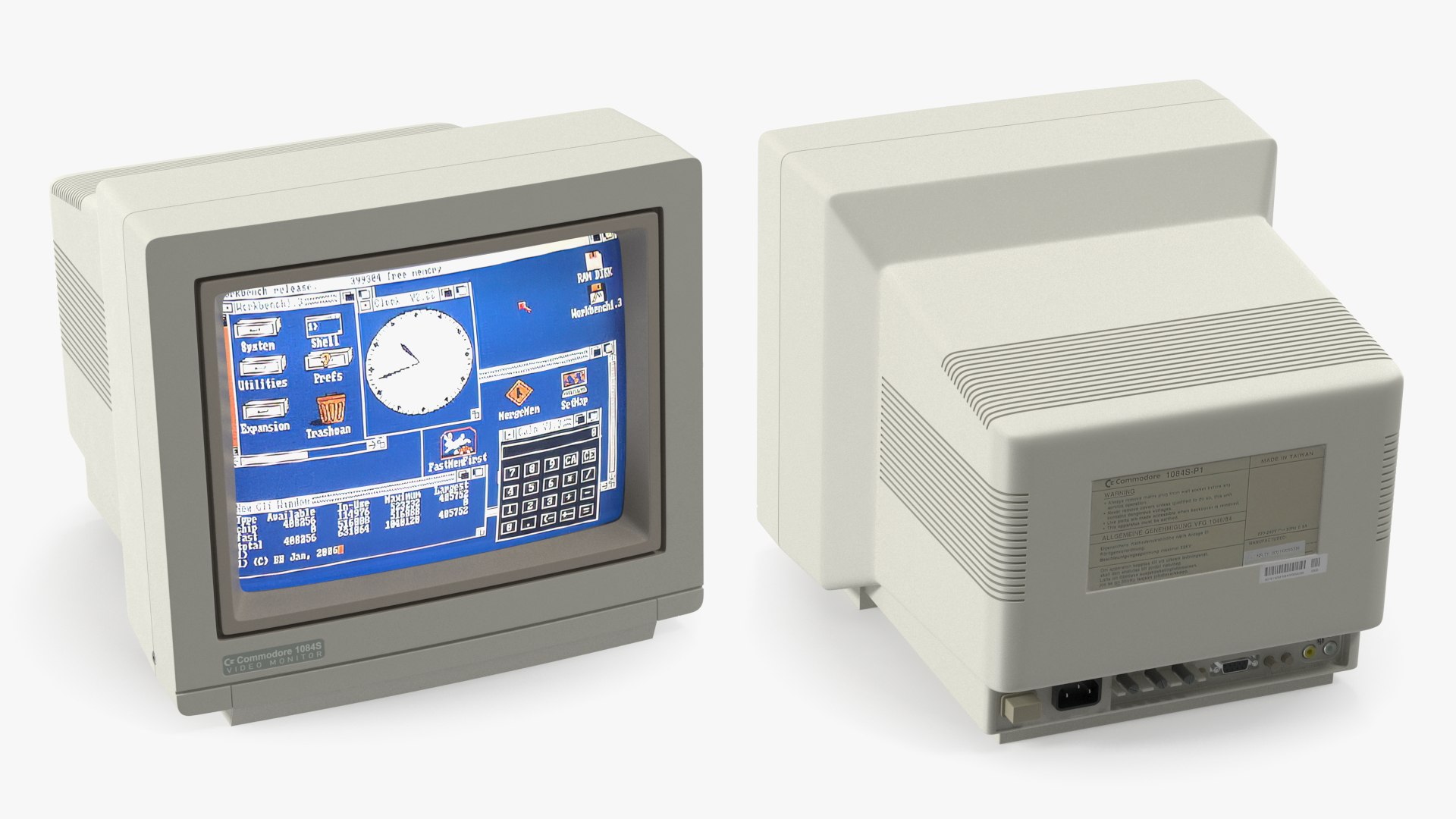 Vintage Commodore Monitor 3D model - TurboSquid 2061468