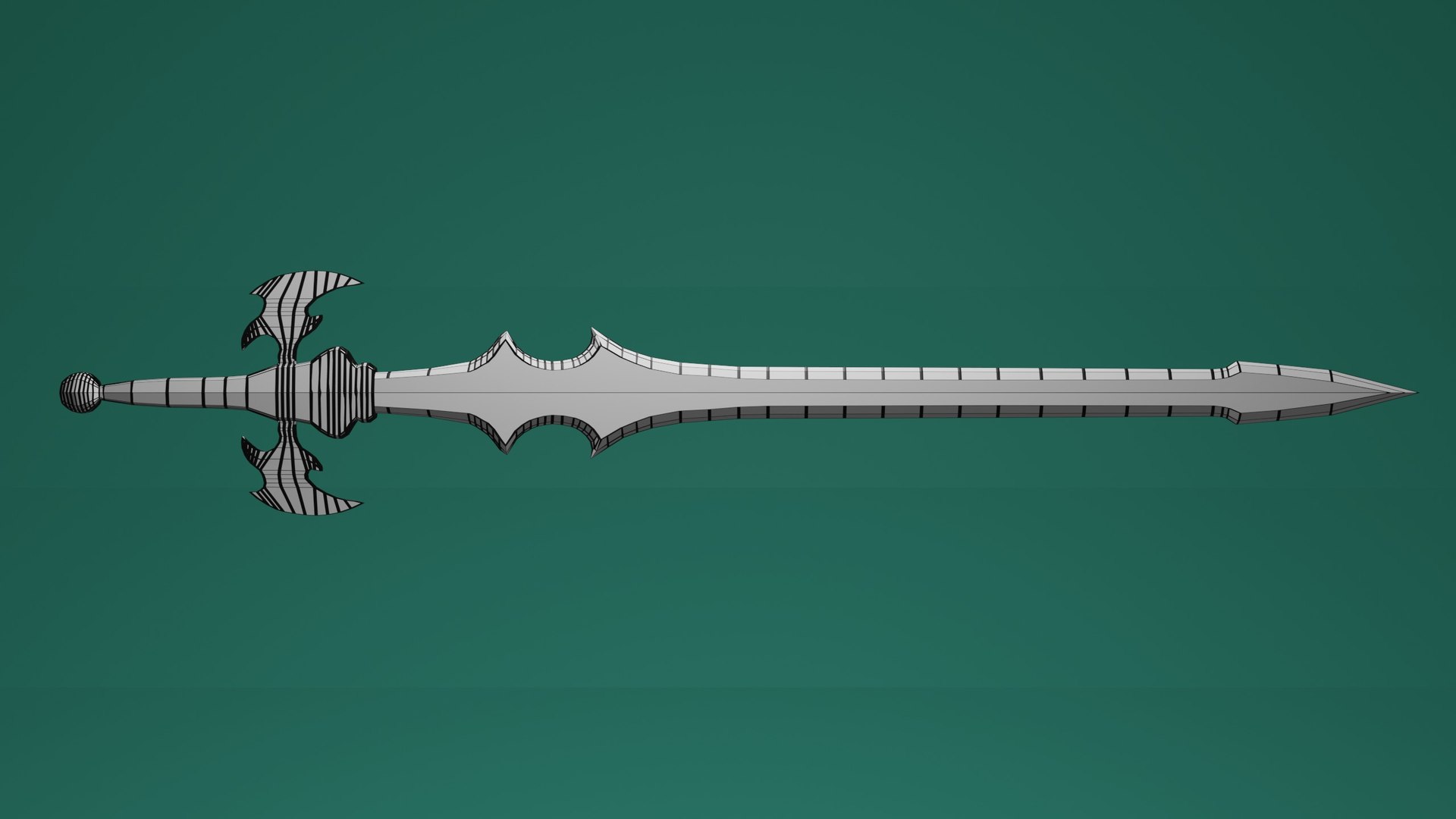 Sword weapon 3D model - TurboSquid 2053476