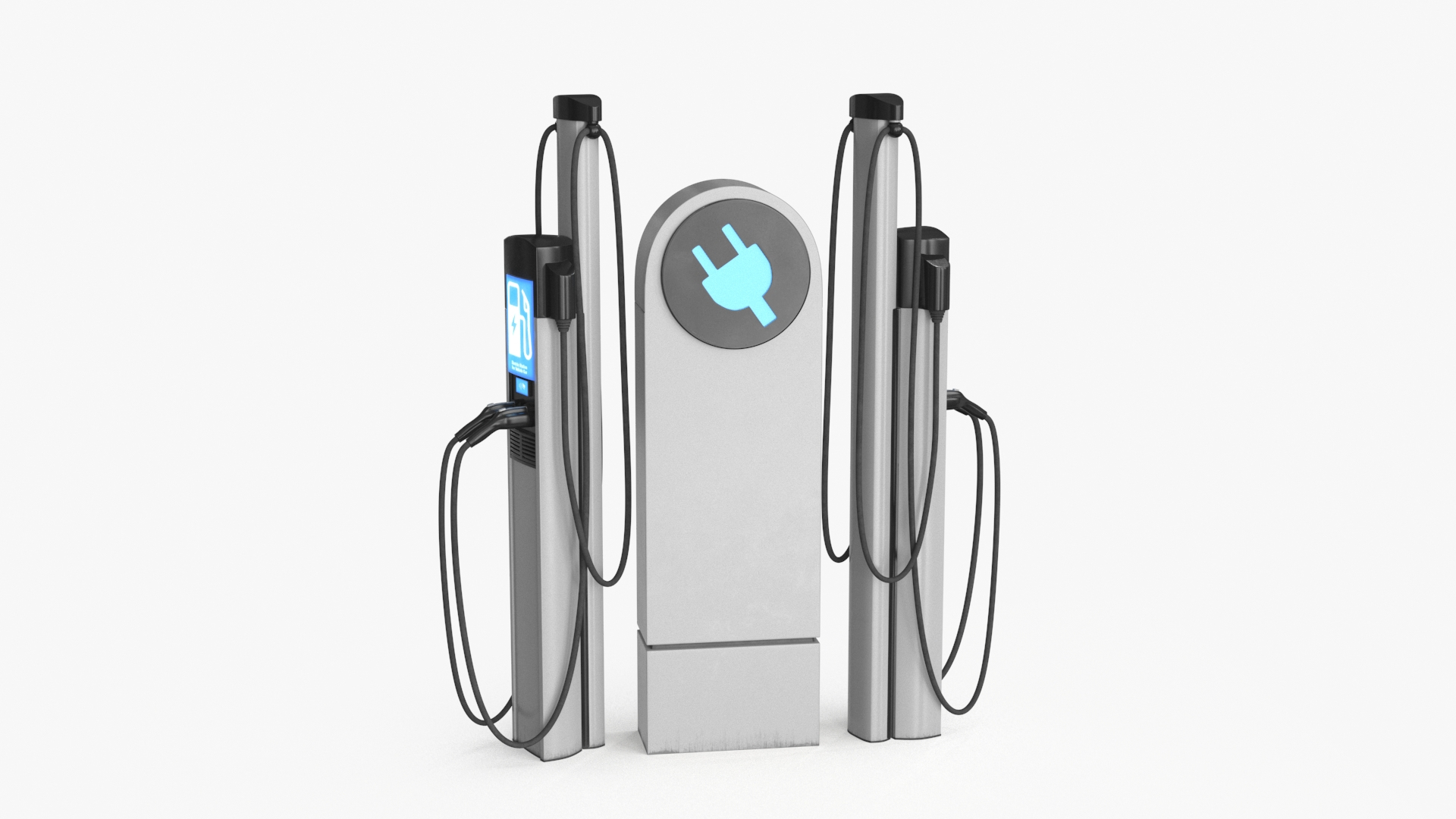 modelo 3d Charging Station - TurboSquid 2068087