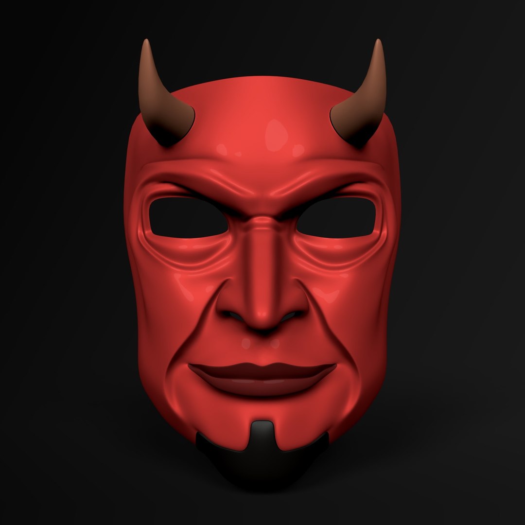 3D demon mask - TurboSquid 1640935