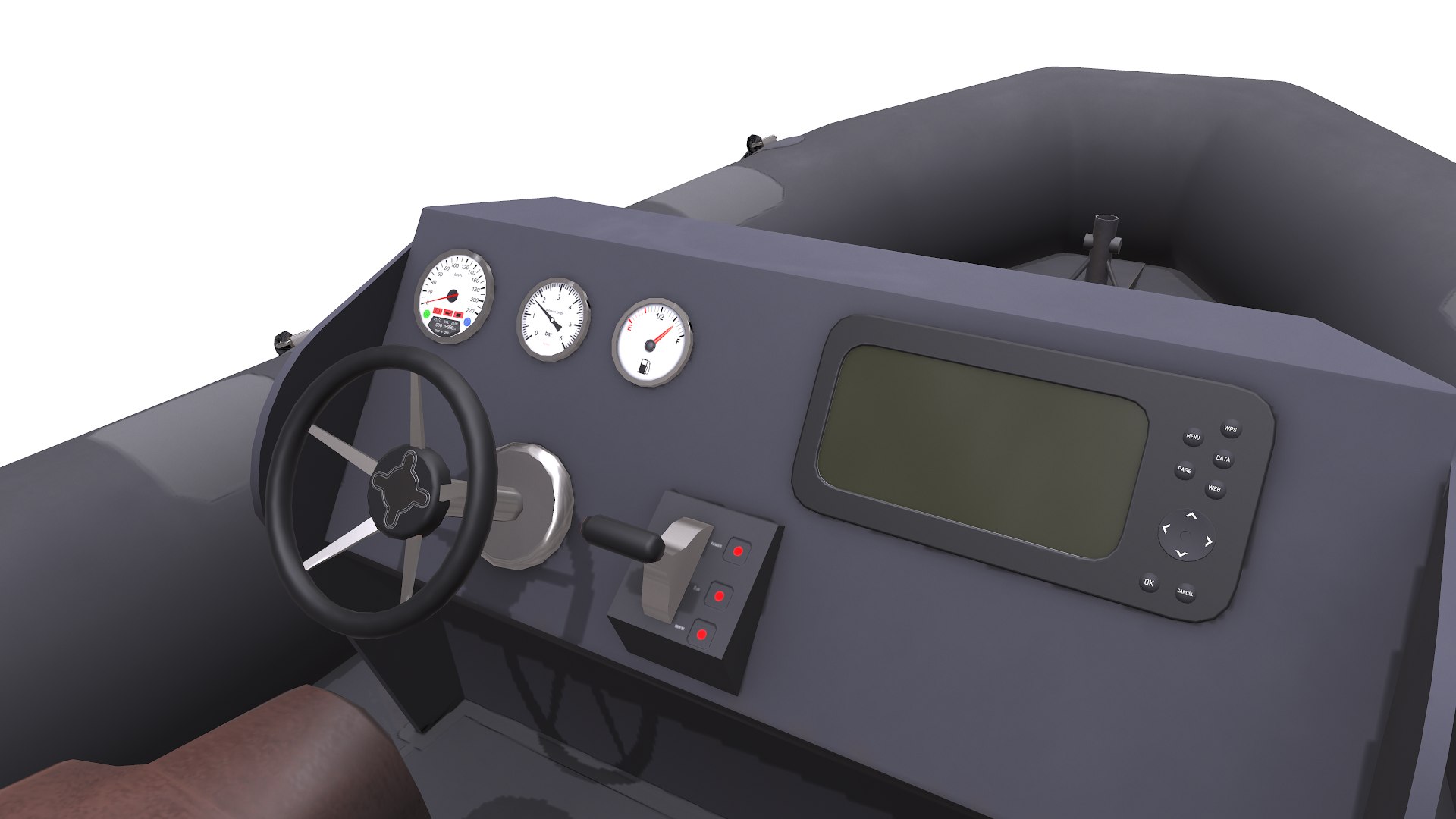 Rigid Inflatable Boat RHIB Low-poly PBR 3D Model - TurboSquid 2100639