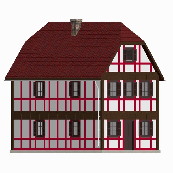 fachwerk 3d model