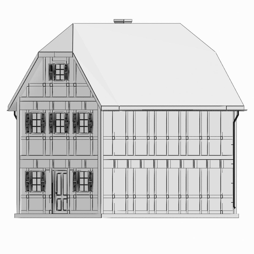 Fachwerk 3d Model