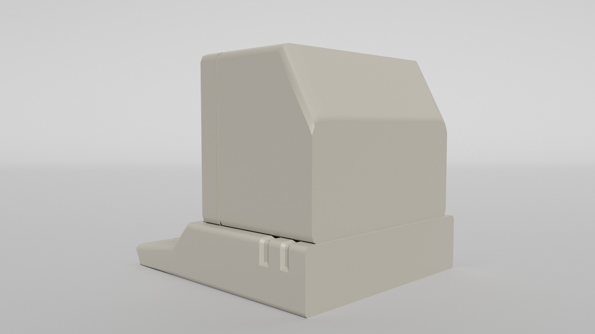 3D Low poly - Vintage Computer - TurboSquid 2044684