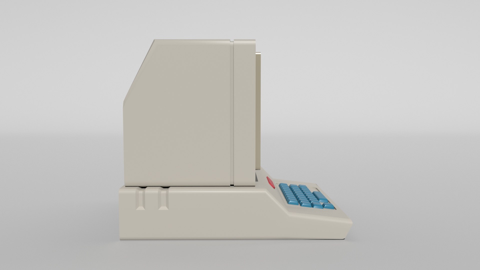 3D Low Poly - Vintage Computer - TurboSquid 2044684