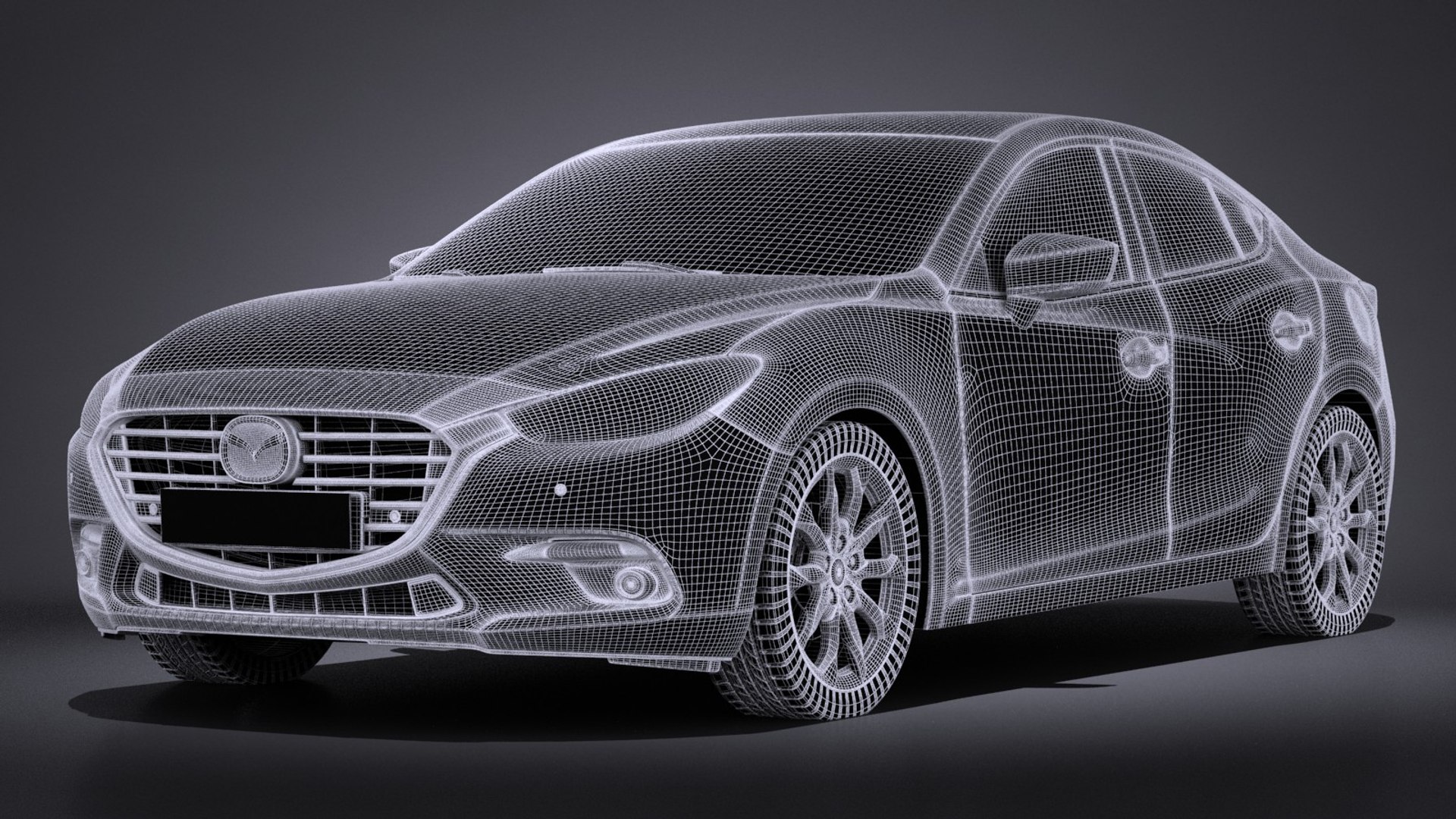 3d Mazda 3 Sedan