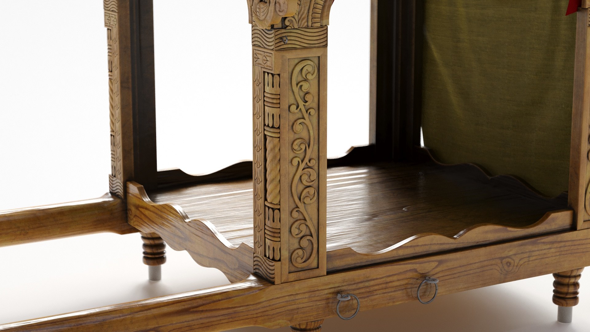 3D Palanquin Model - TurboSquid 1922210