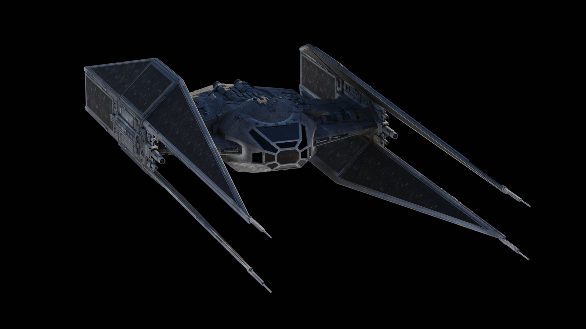 3d Kylo Ren Tie Silencer Turbosquid 2135256