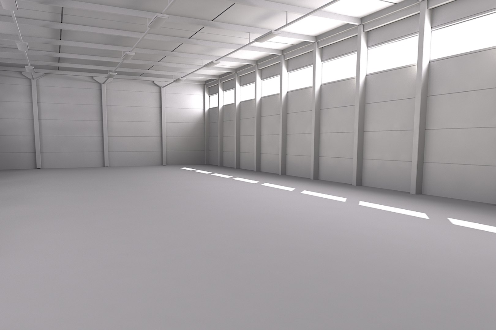3d Warehouse Scene