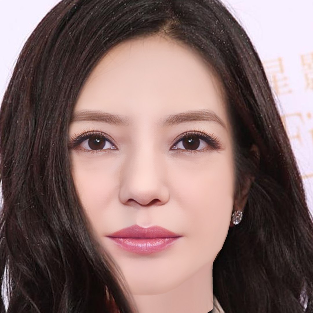 3D Zhao Wei Head - No Hair - Low Poly Head For Game - TurboSquid 2321519