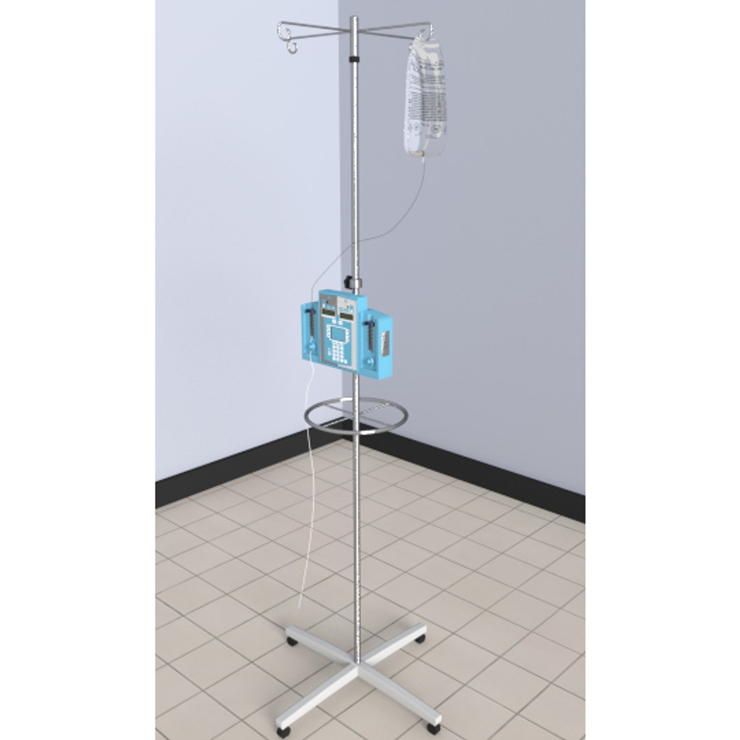 Iv Pump 3d Model
