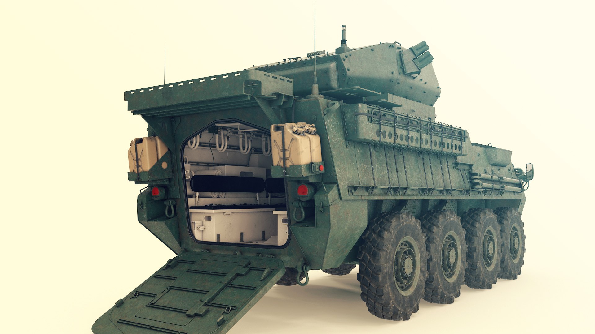 3D Stryker M1296 Dragoon Model - TurboSquid 1781334