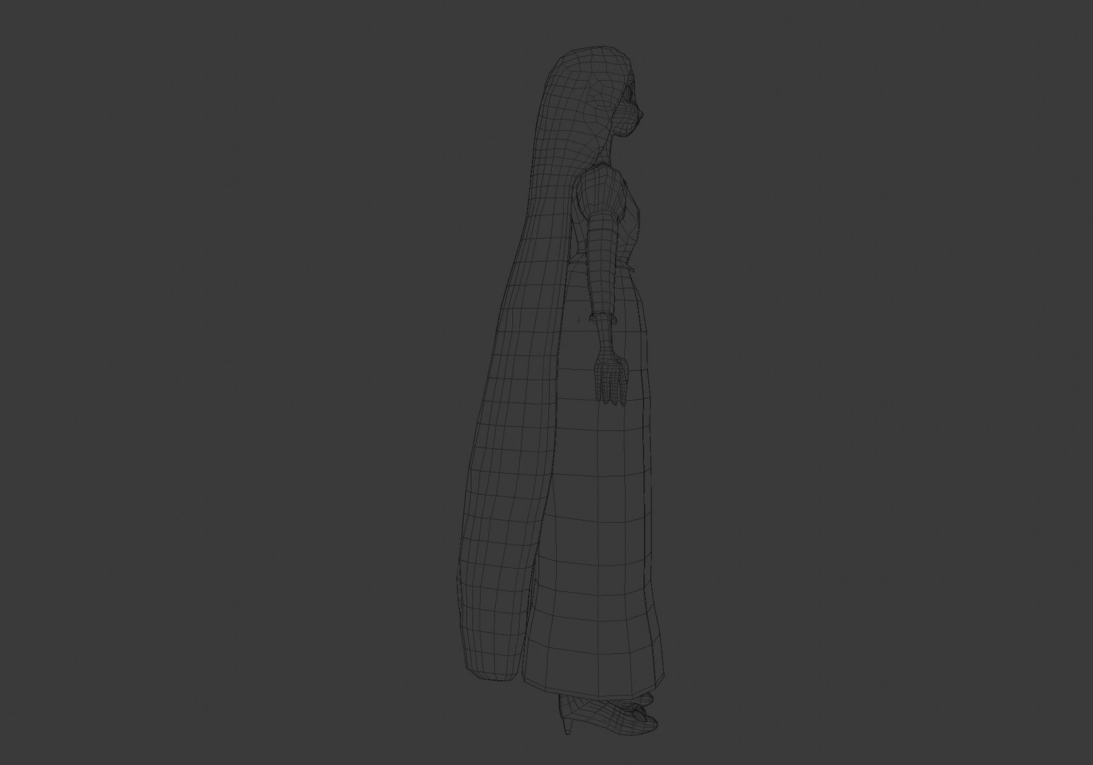 Rapunzel Princess Low Poly Girl 3D Model - TurboSquid 1888430