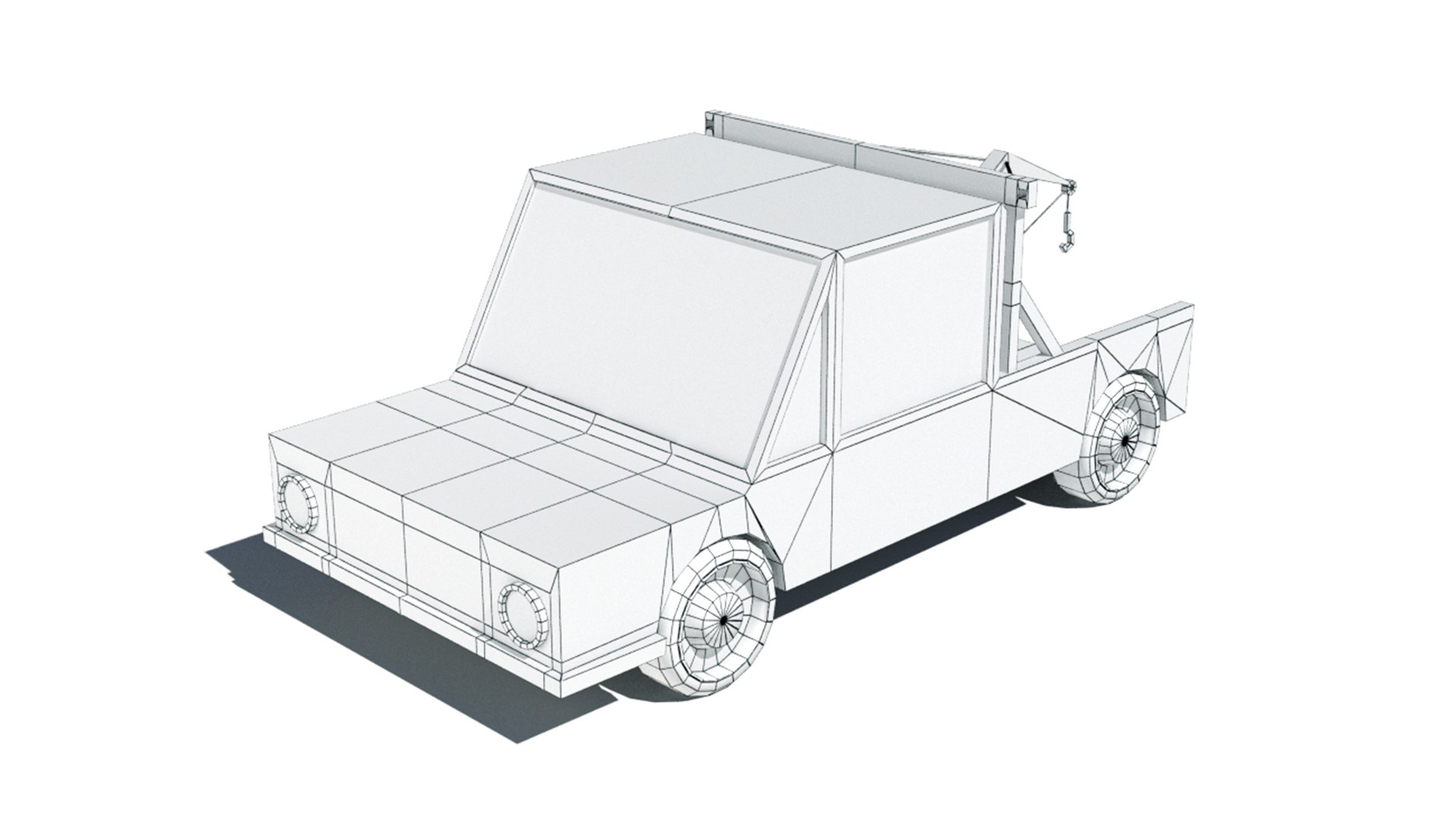 3D model car tow - TurboSquid 1644965