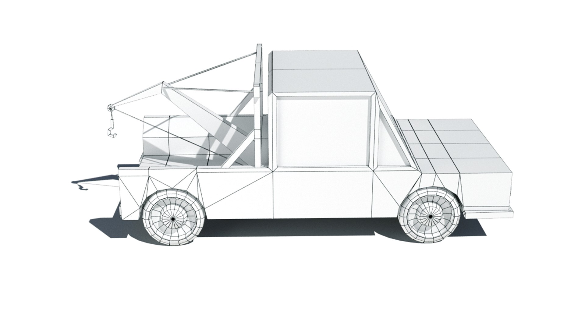 3D model car tow - TurboSquid 1644965