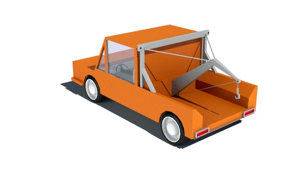 3D model car tow - TurboSquid 1644965