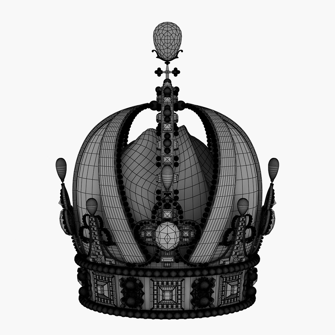 3d Model Realistic Royal Crown