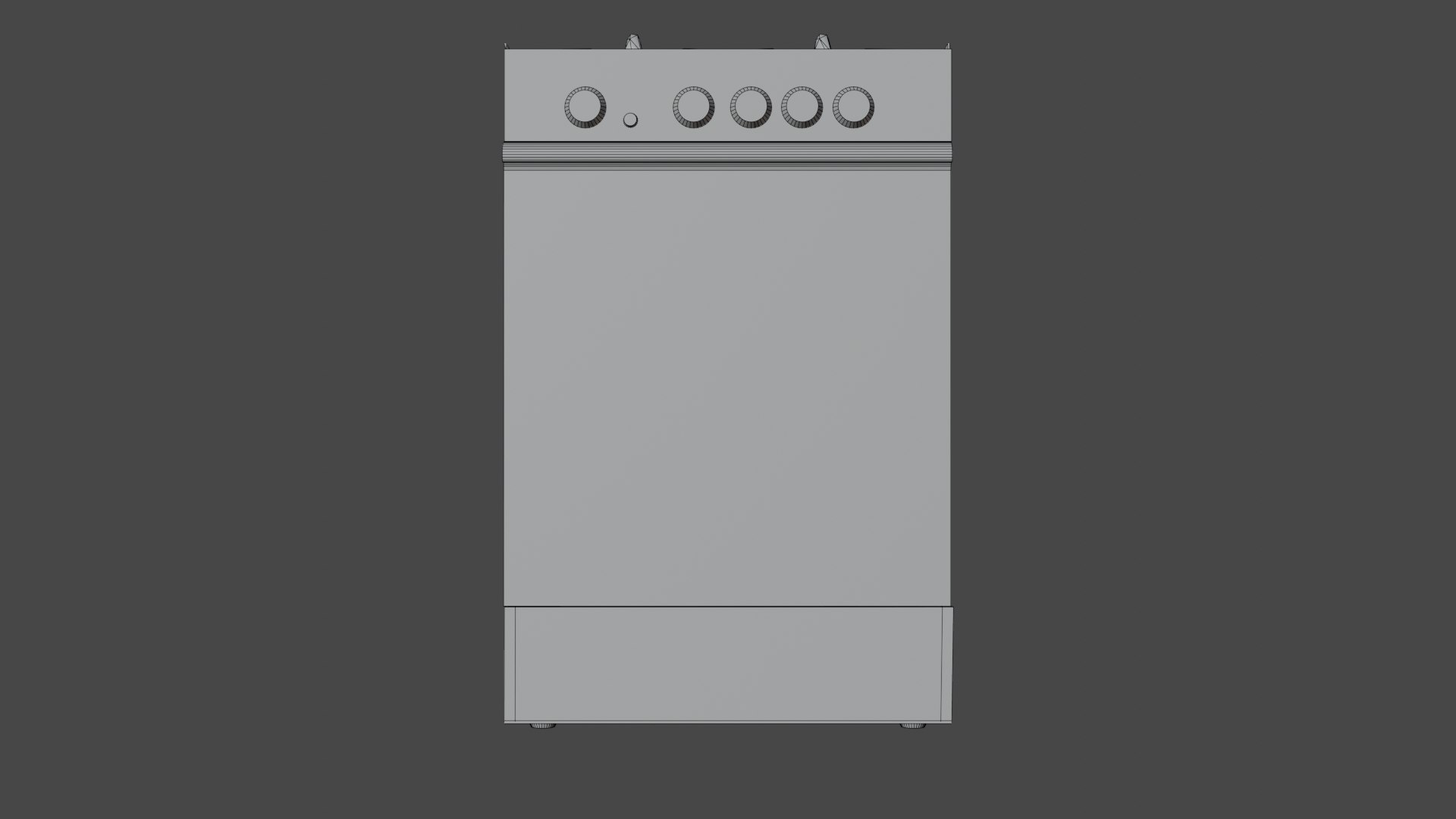 Gas cooker 3D model - TurboSquid 2174034