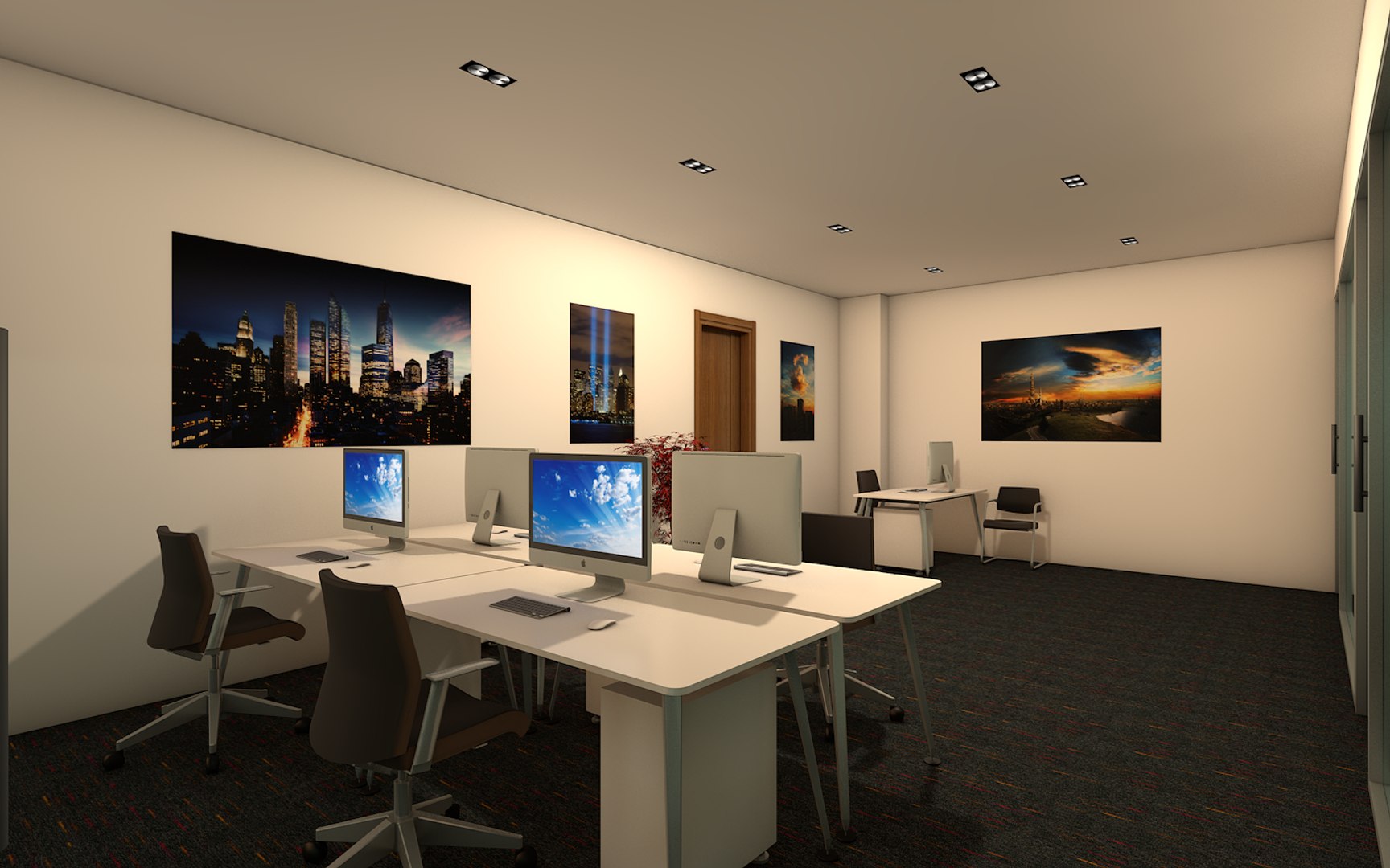 3d office model