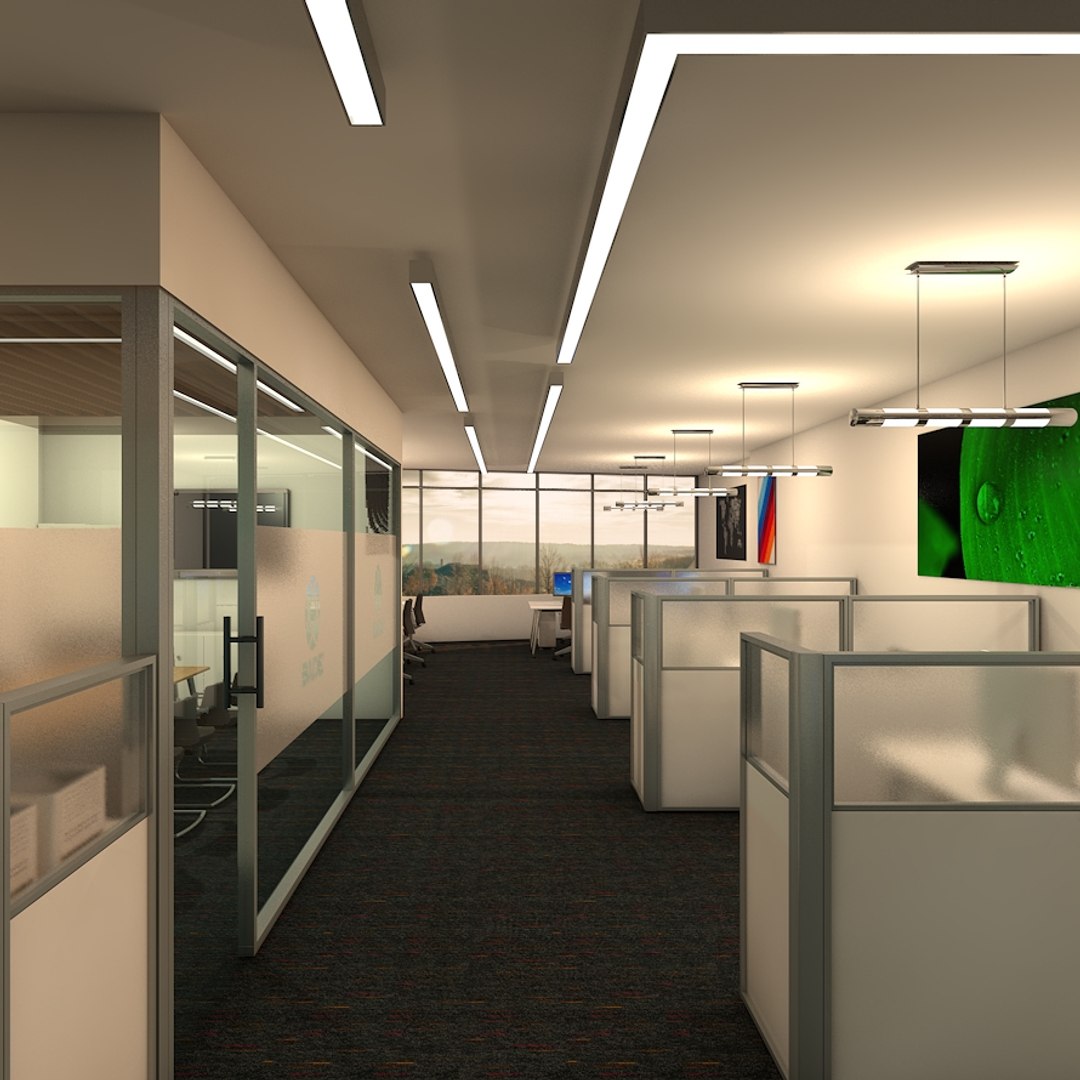 3d office model