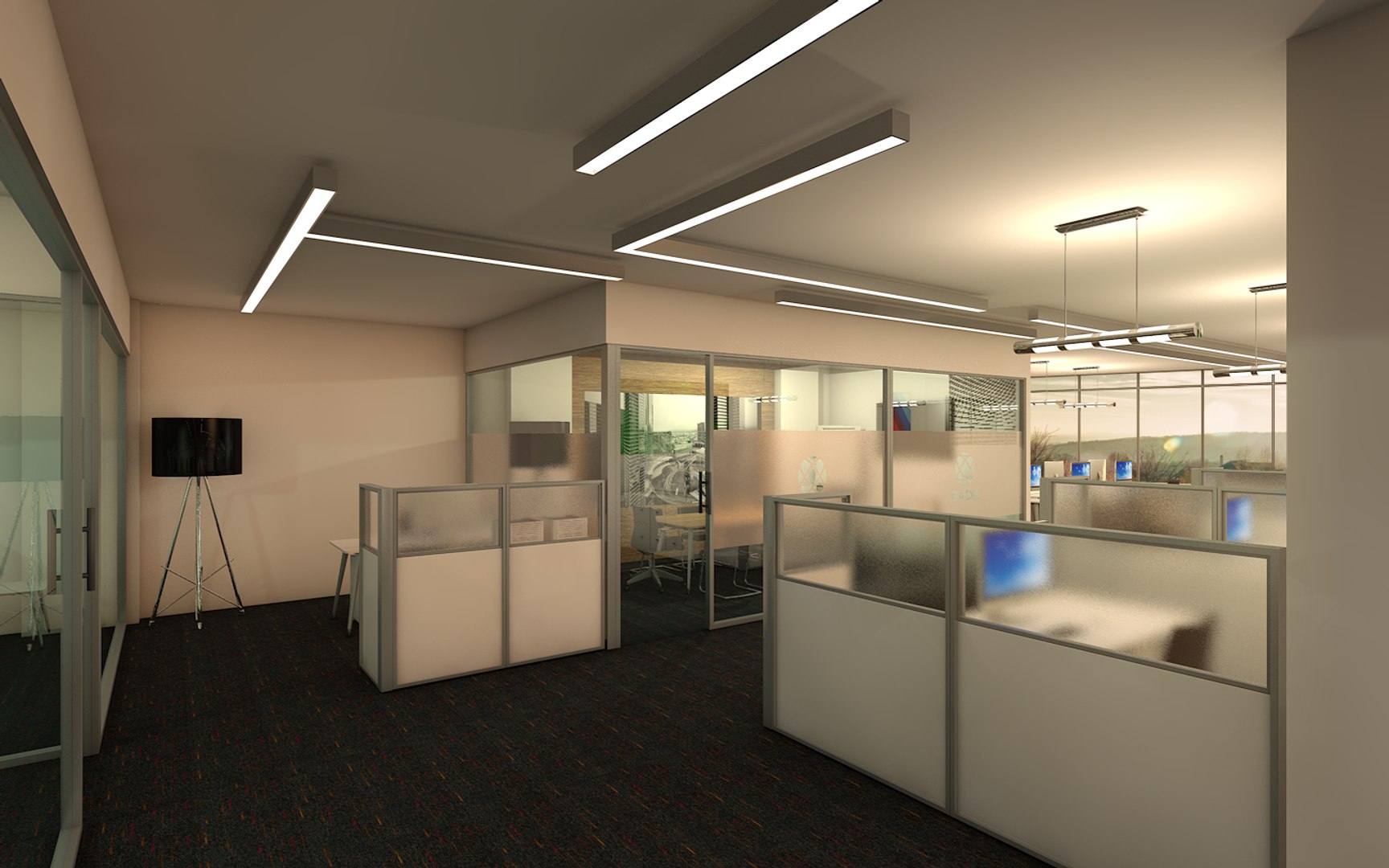 3d office model
