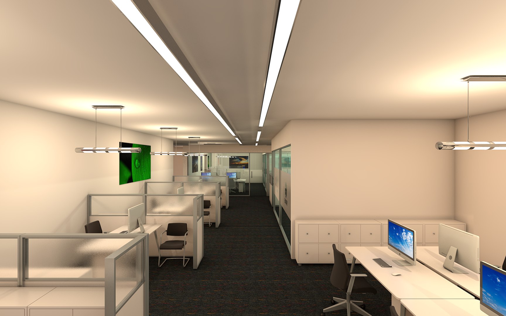3d office model