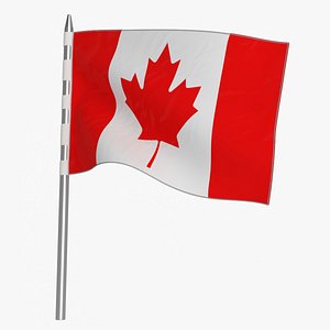 Download Free & Premium Canadian Flag 3D Models | TurboSquid