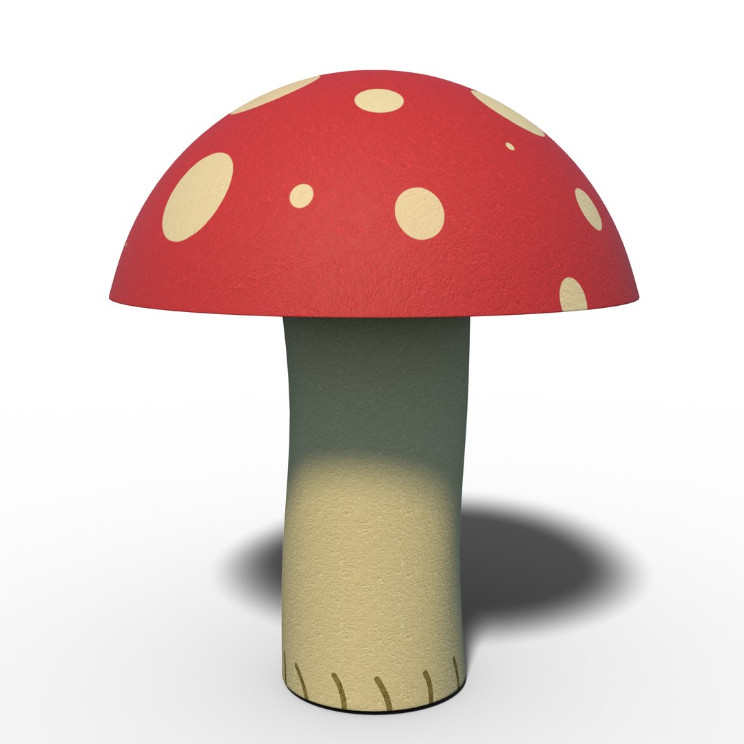Mushroom 3d Model Turbosquid 2063045