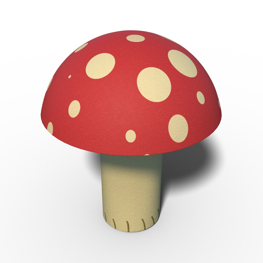 Mushroom 3D Model - TurboSquid 2063045