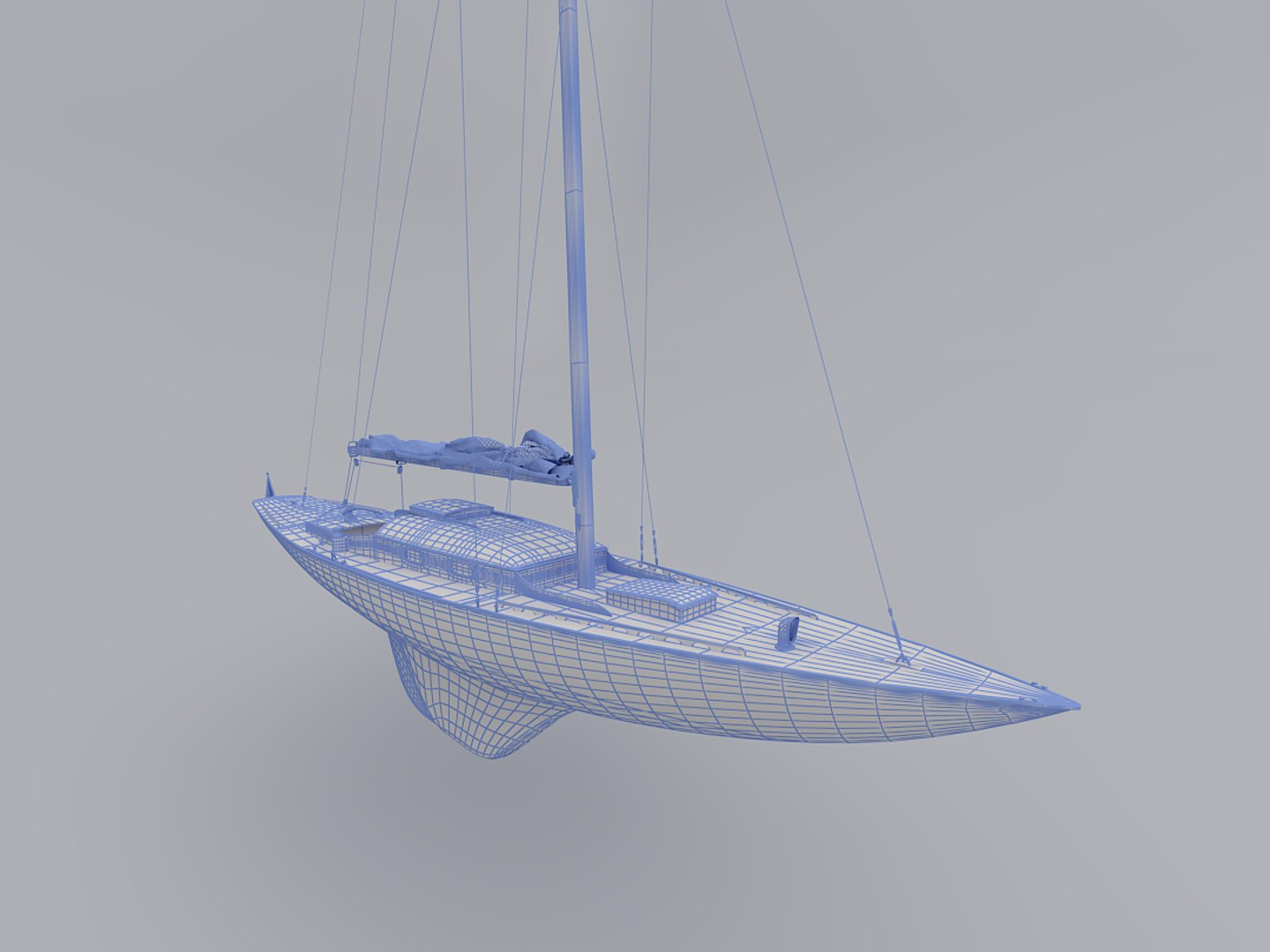 Classic Racing Sloop Alden Model - TurboSquid 1341162
